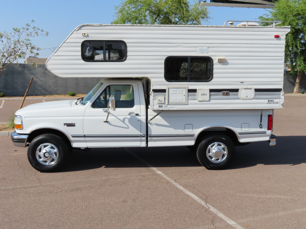 #346 - 1994 Ford F250 4X4 Longbed w/ Lance Drop In Camper | MAG Auctions