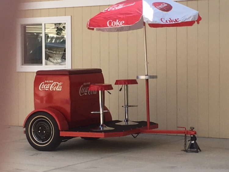 #140 - Custom Coke Cola Trailer | MAG Auctions