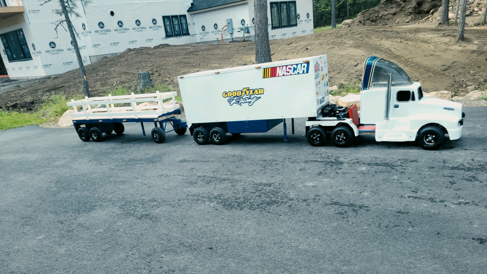 #356 - Mini NASCAR Semi Go Cart | MAG Auctions