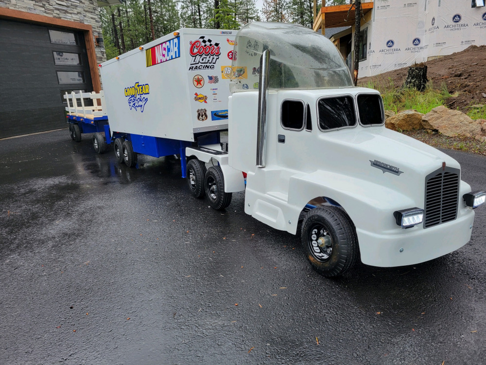 #356 - Mini NASCAR Semi Go Cart | MAG Auctions