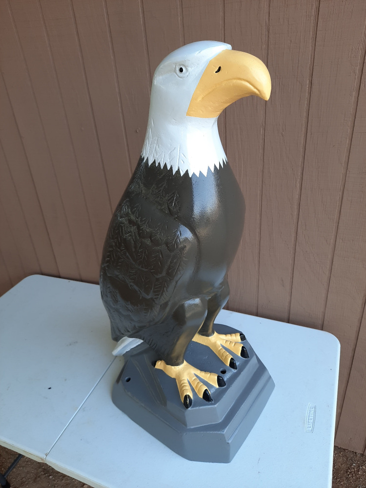 #M130 - Cast Aluminum Painted Eagle | MAG Auctions