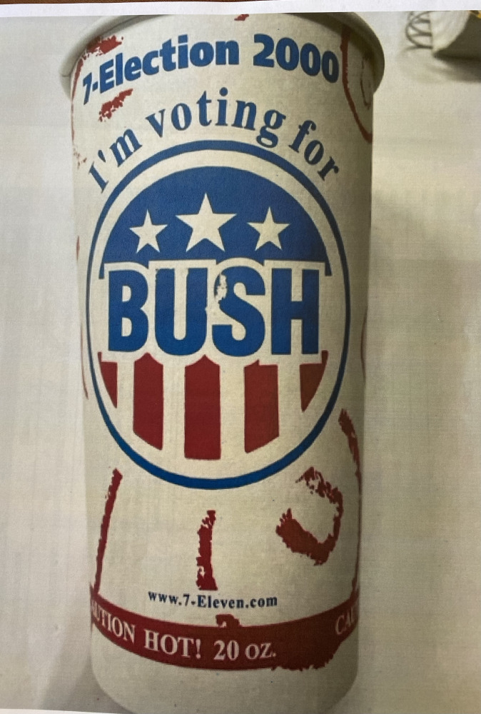 #M074 - George Bush 7-11 Cups | MAG Auctions