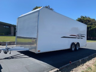 #520 - 2008 Custom TPD 22 ft. enclosed pull trailer | MAG Auctions