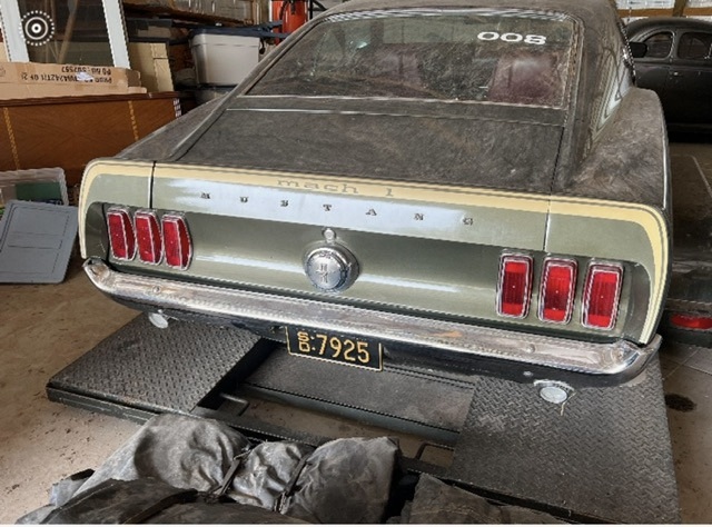 #582 - 1969 Ford Mustang Mach 1 R code 428 Cobra JET Barn Find | MAG ...