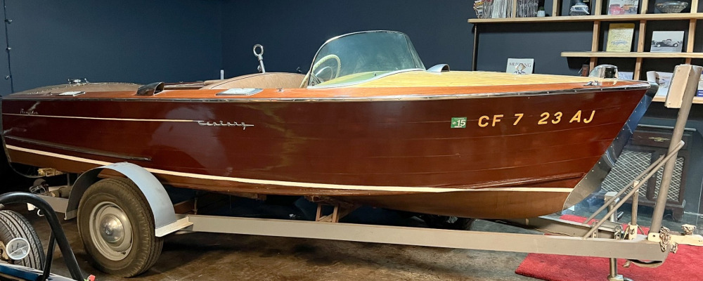 #361A - Trailer for 1957 Century boat lot 361-NOT FOR SEPARATE BID ...