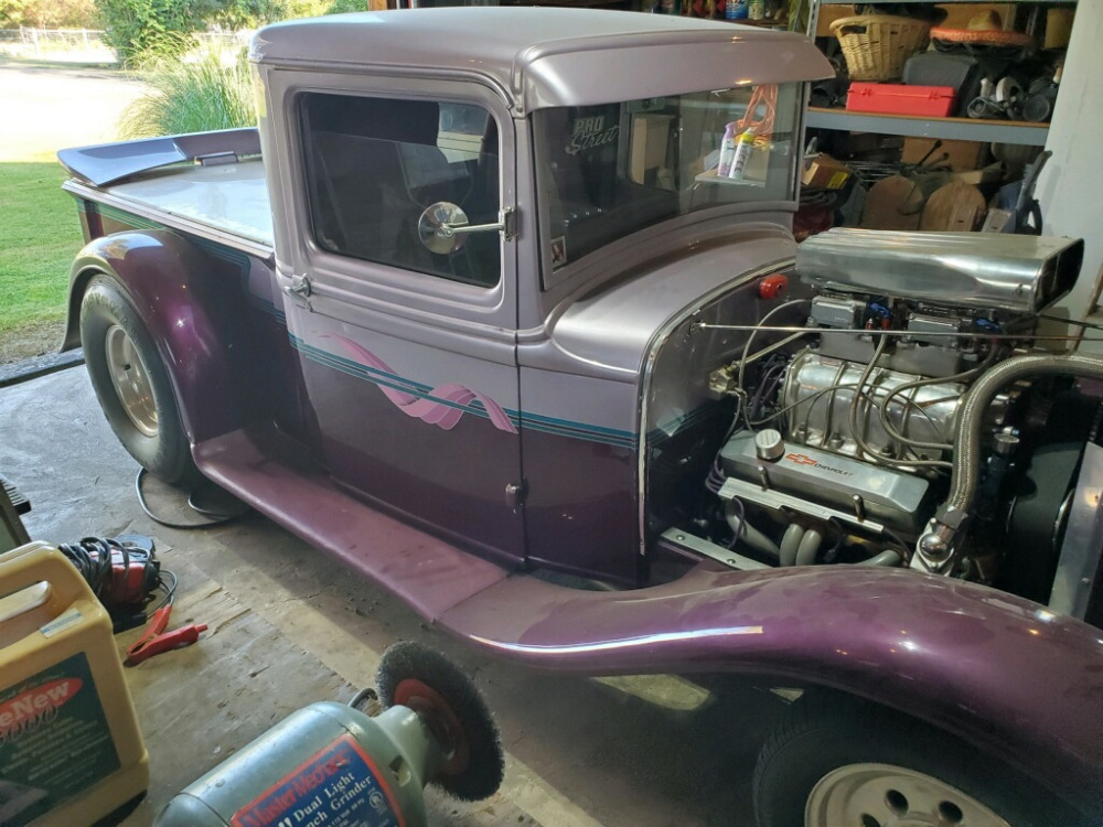 #121 - 1932 Ford Model A pickup Pro Street Blower Motor | MAG Auctions