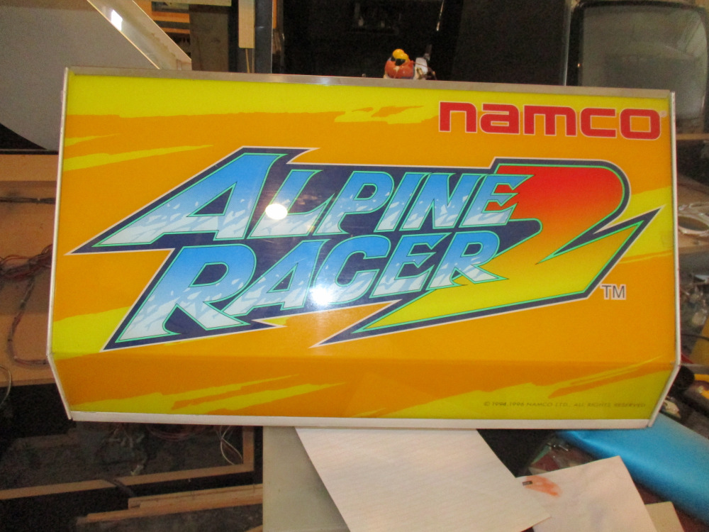 #M305 - Alpine Racer Lighted Arcade Sign | MAG Auctions