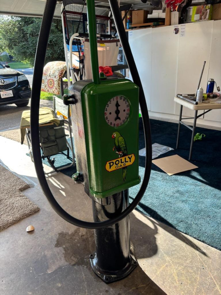 #M327 - 1914 Wayne curbside gas pump fully restored Polly Gas | MAG ...
