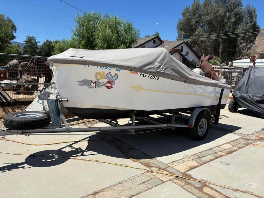 #186AR - 1959 American Trailer for Dolphin 16ft Boat-Not for separate ...