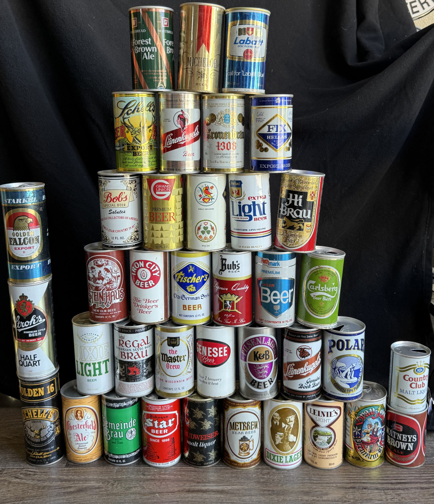 #M163 - 148 Vintage Beer and Alcohol Cans | MAG Auctions