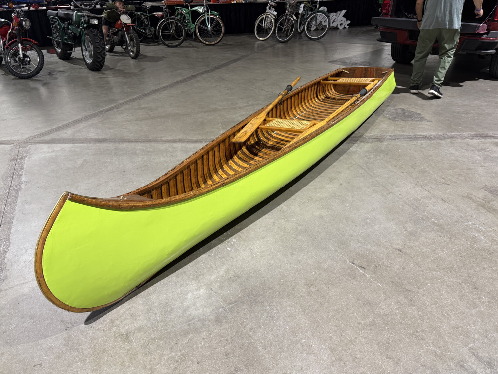 #M179 - 14' Wooden Canoe-Charity item for Alzheimer's | MAG Auctions