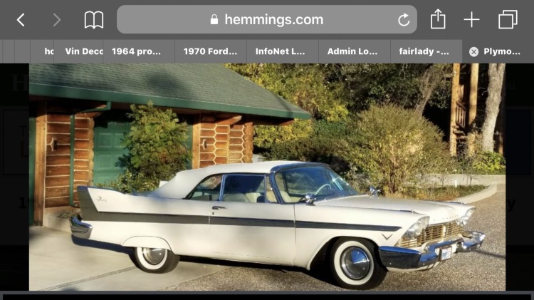 #458 - 1957 Plymouth Fury Tribute 2 Door Convertible | MAG Auctions