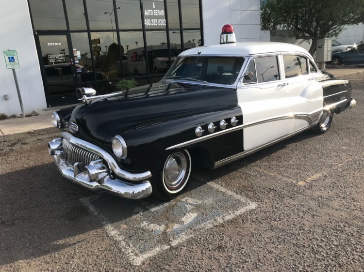 #144 - 1951 Buick Roadmaster Cop Car | MAG Auctions
